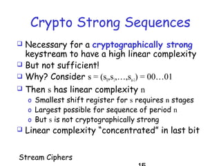 5 stream ciphers | PPT