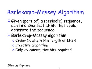 5 stream ciphers | PPT