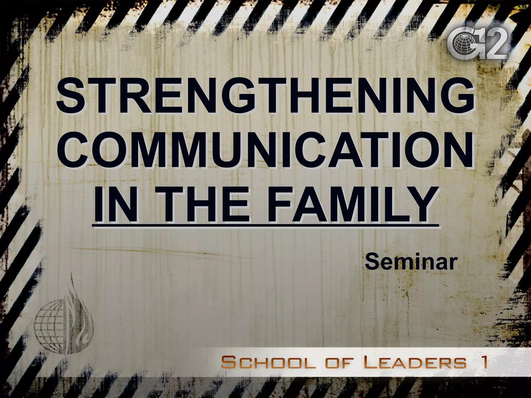 5 strengthening communication in the family | PPT