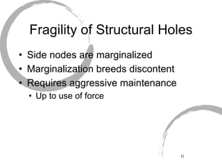 5 Structural Holes | PPT
