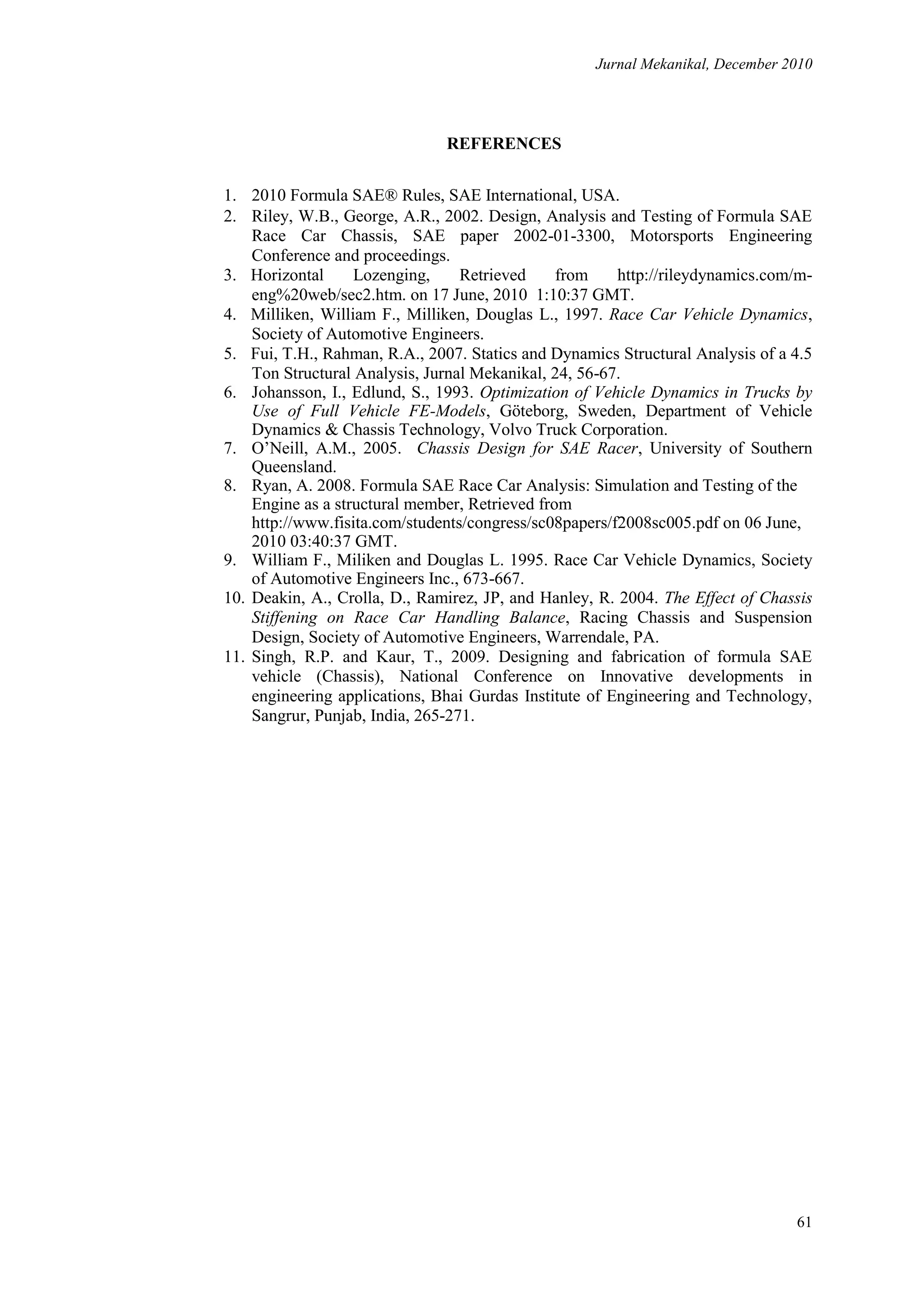 5)structural performance analysis of formula sae car | PDF