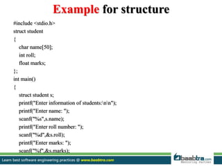 structure,pointerandstring | PPT