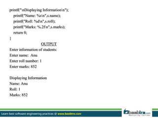 structure,pointerandstring | PPT