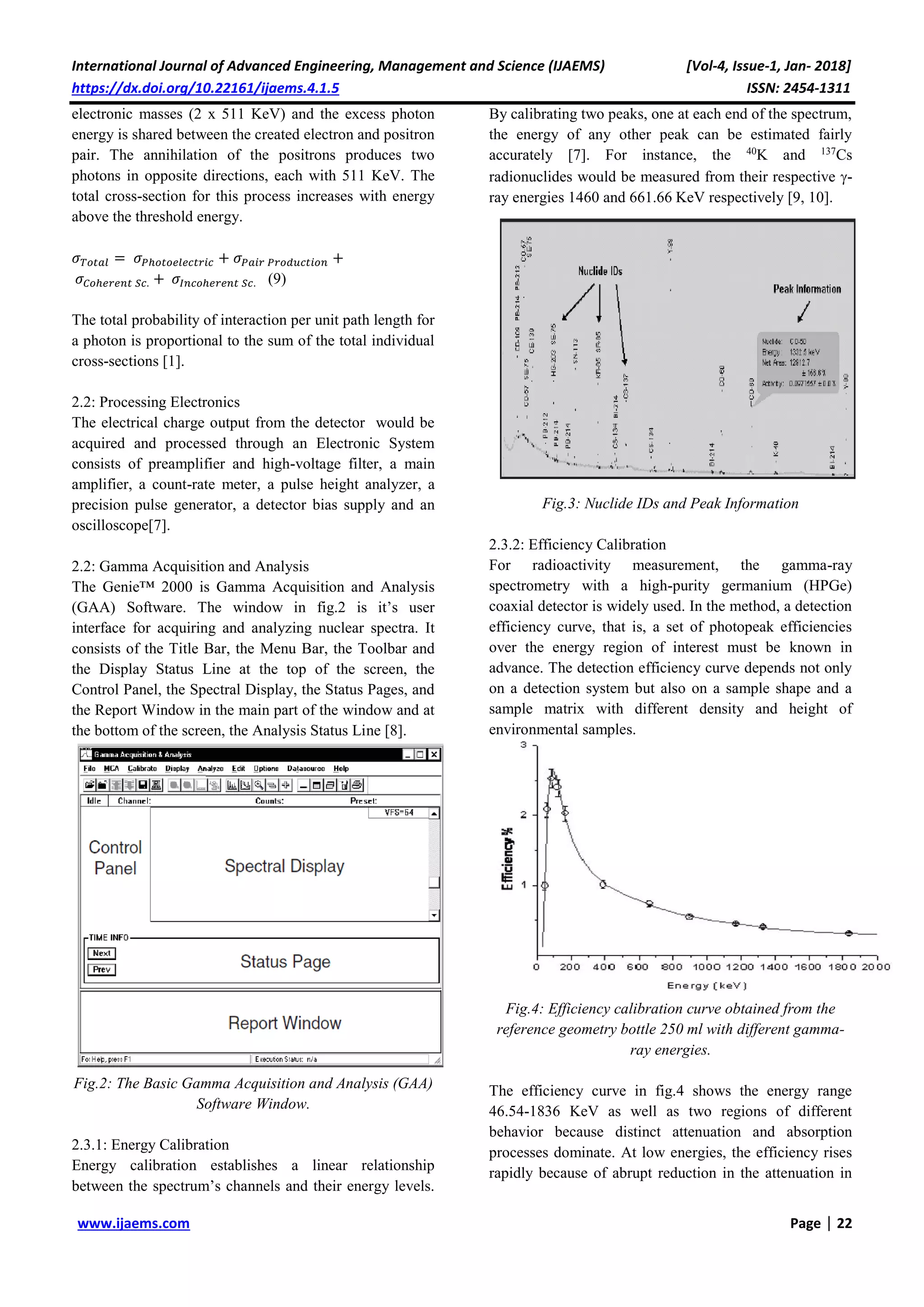 Study of a Laboratory-based Gamma Spectrometry for Food and ...