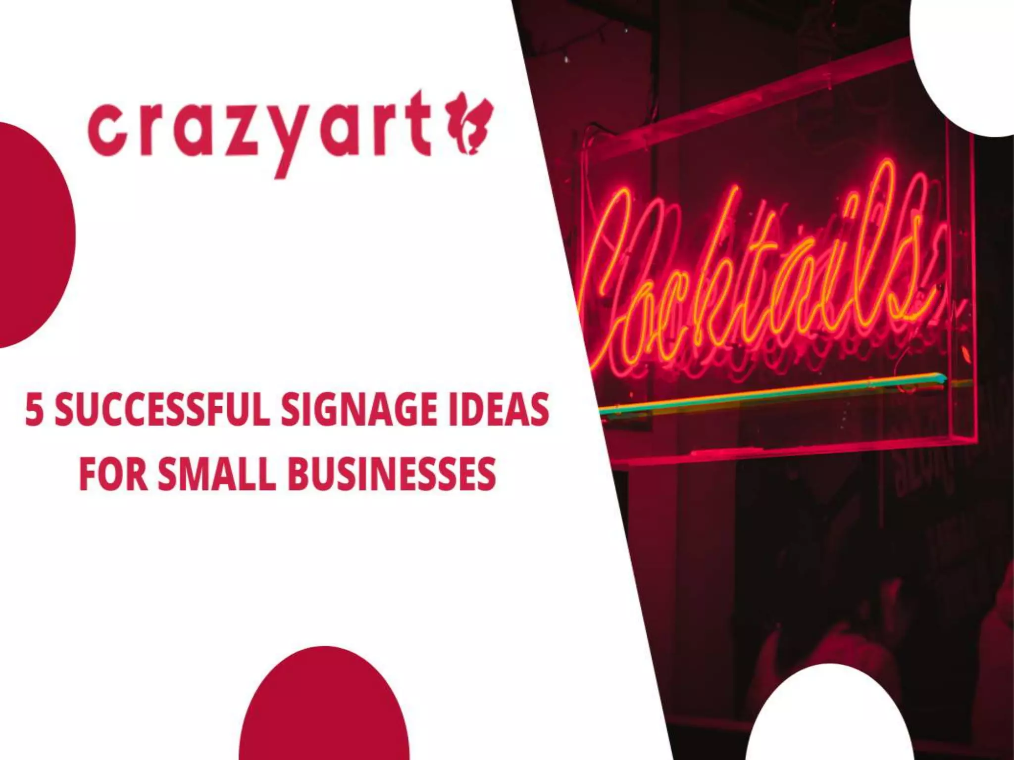 5 Successful Signage Ideas for Businesses | PPTX
