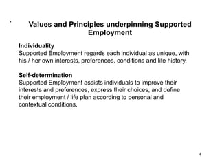 5 supported employement for pwd | PPT