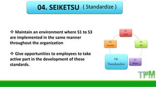 5 S vissual workplace | PPT