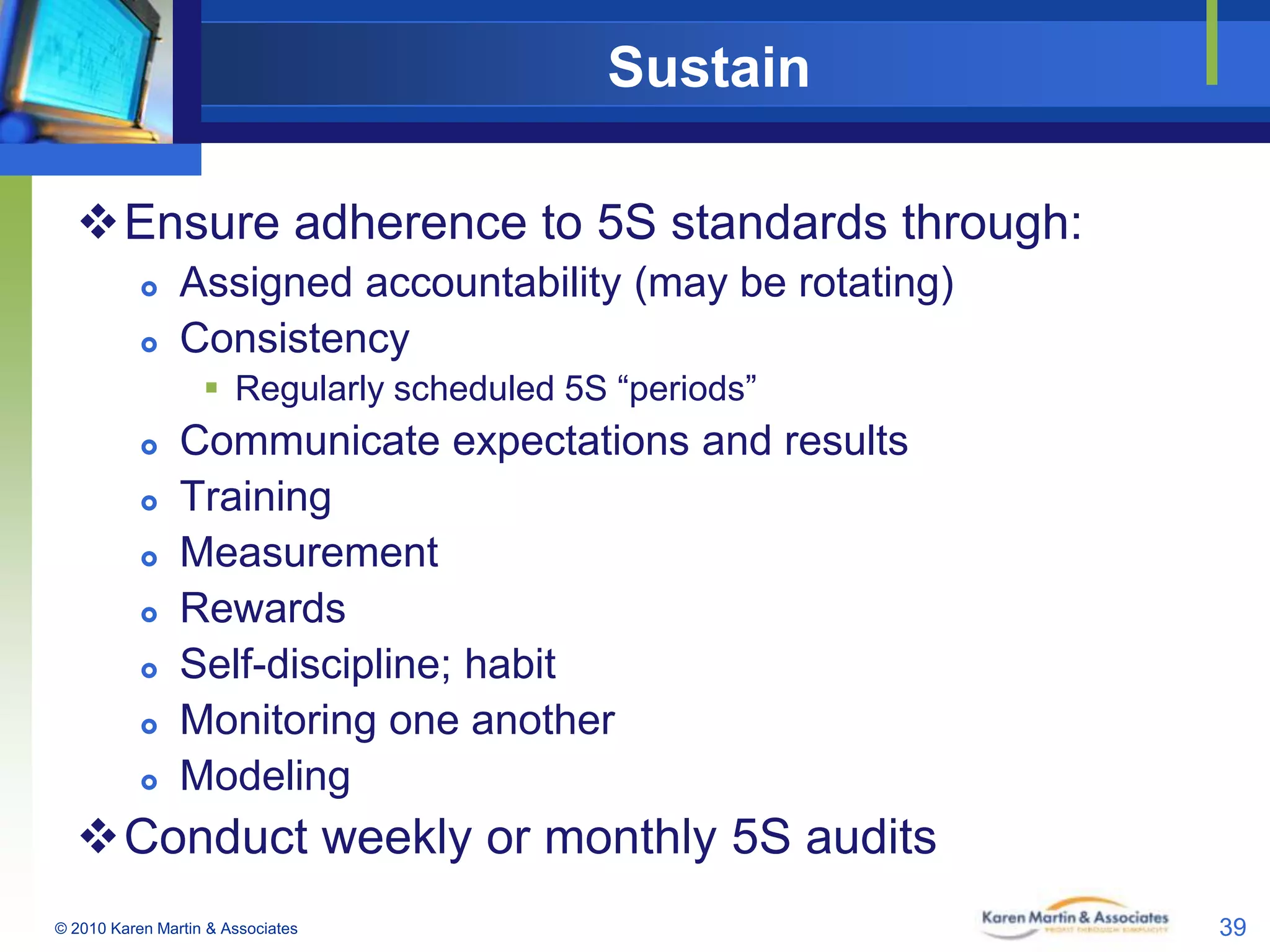 5S & Visual Management in Office & Service Environments | PDF