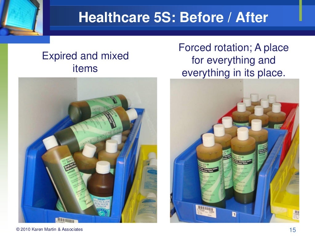 Healthcare 5S Before After