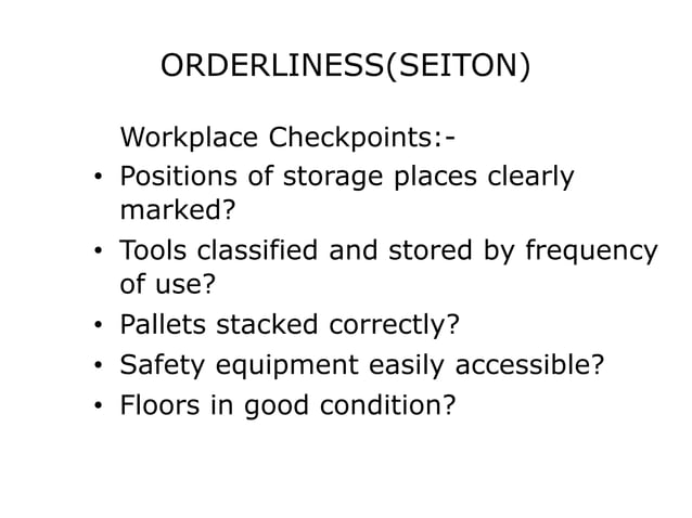 5s & visual work place | PPT