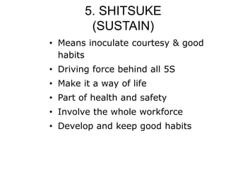 5s & visual work place | PPT