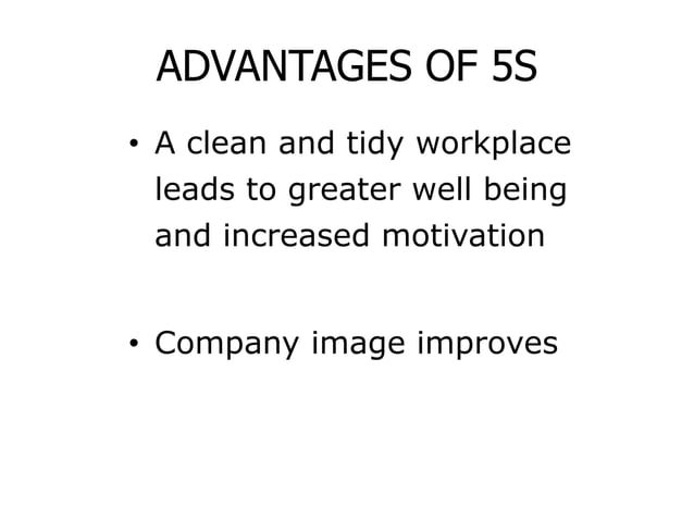 5s & visual work place | PPT