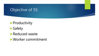 5 s work place management | PPT