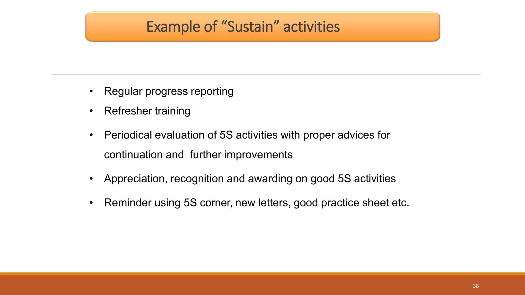 Presentation on 5S workplace management | PPTX