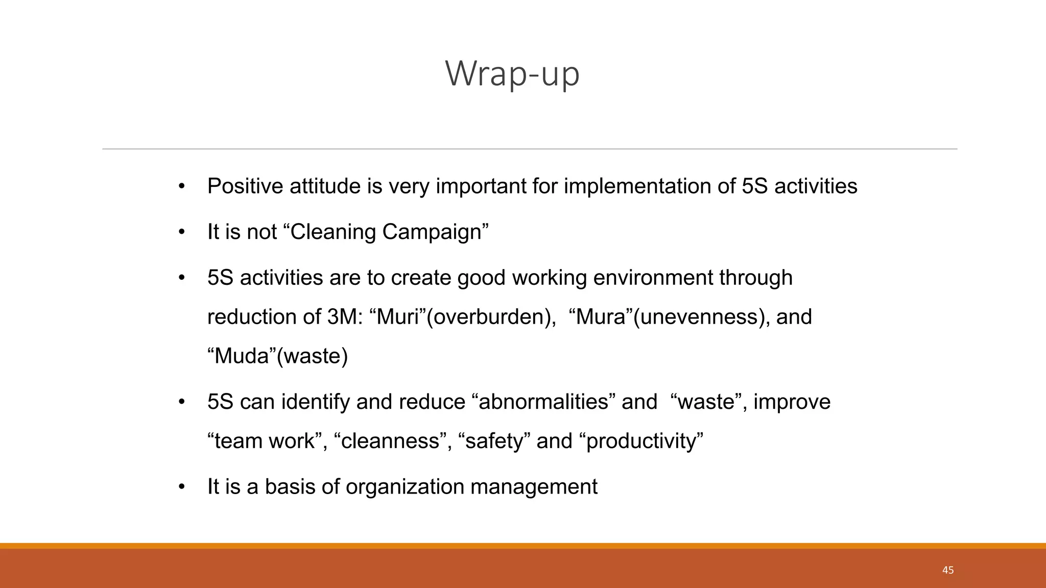 Presentation on 5S workplace management | PPTX