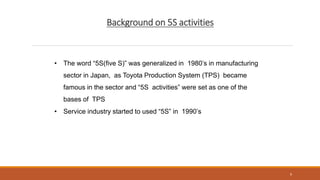Presentation on 5S workplace management | PPTX
