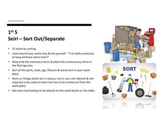 5S Workplace Organization Techniques Training module | PDF