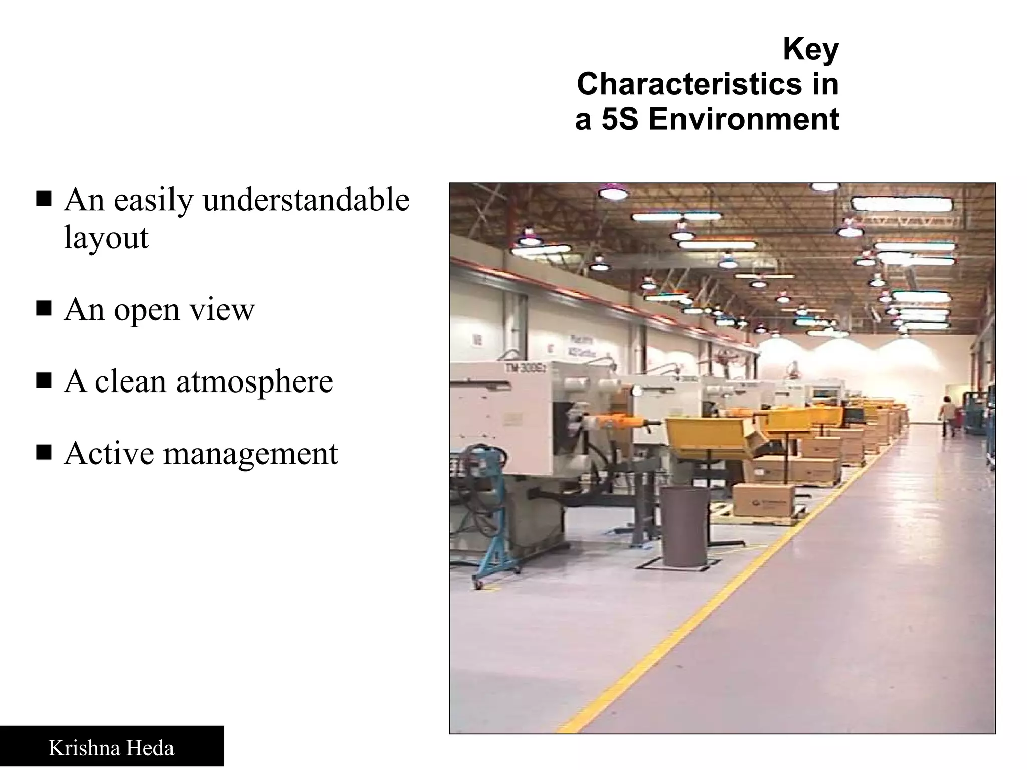 5S Workshop &Visual management - Krishna Heda | PPT