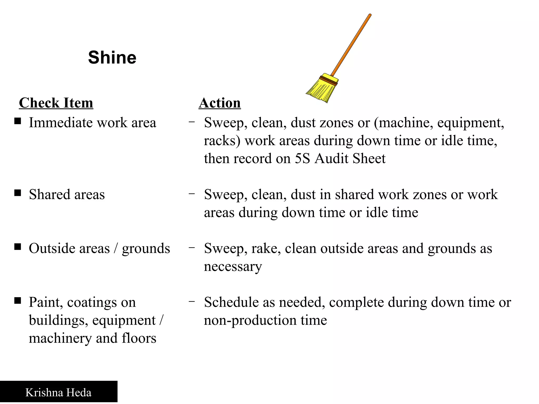 5S Workshop &Visual management - Krishna Heda | PPT