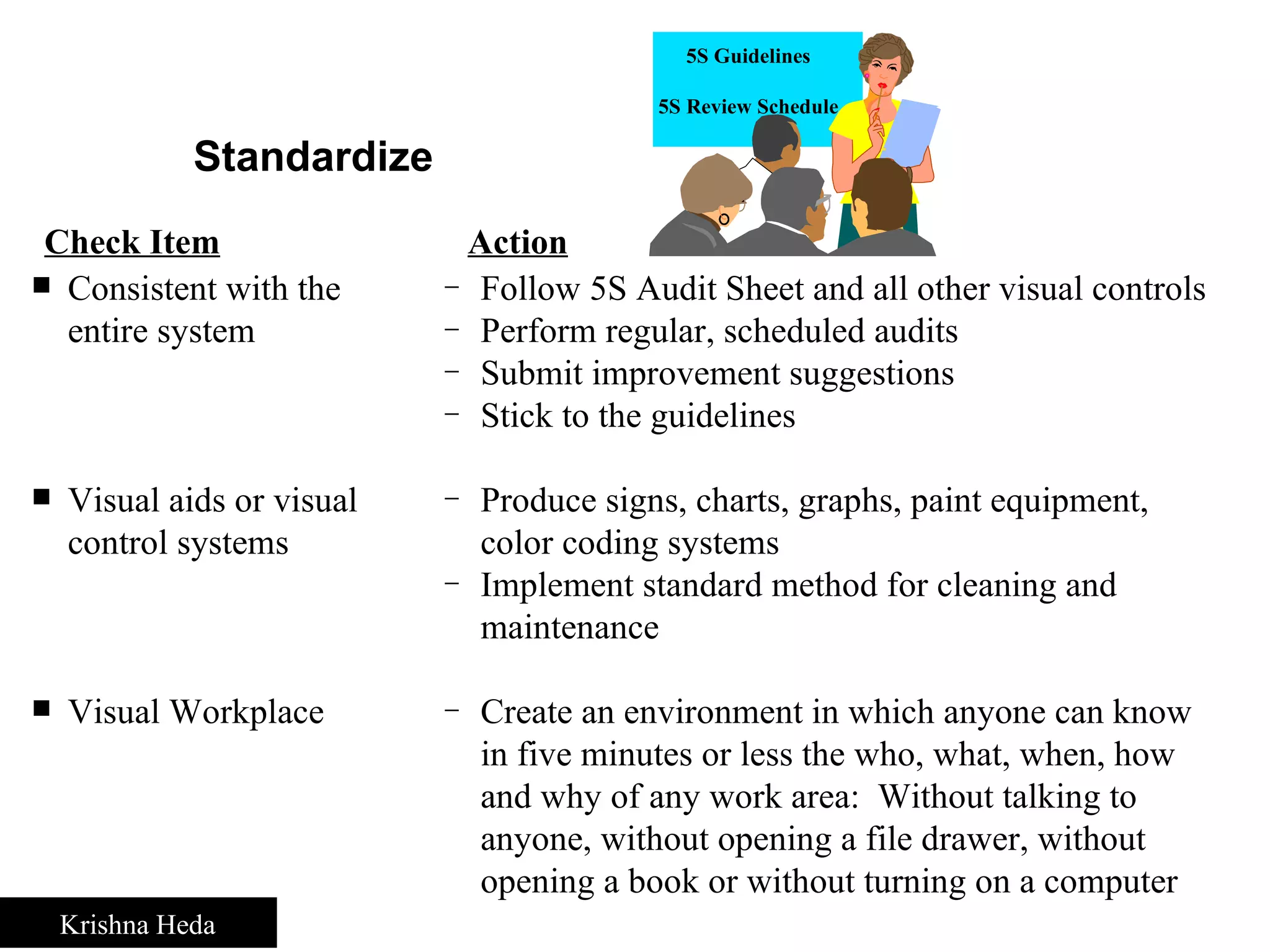 5S Workshop &Visual management - Krishna Heda | PPT