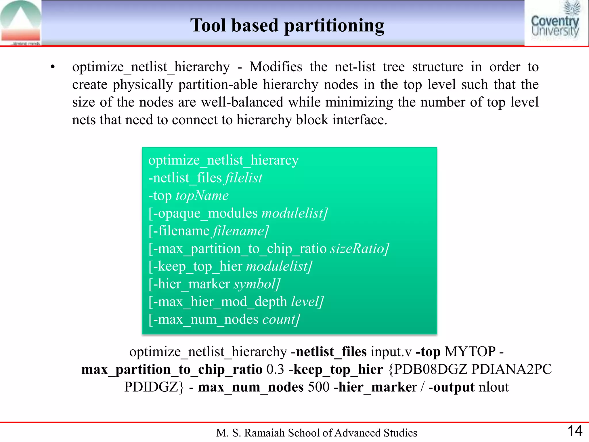 System Partitioning In Vlsi And Its Considerations Pptx Computing Technology And Computing