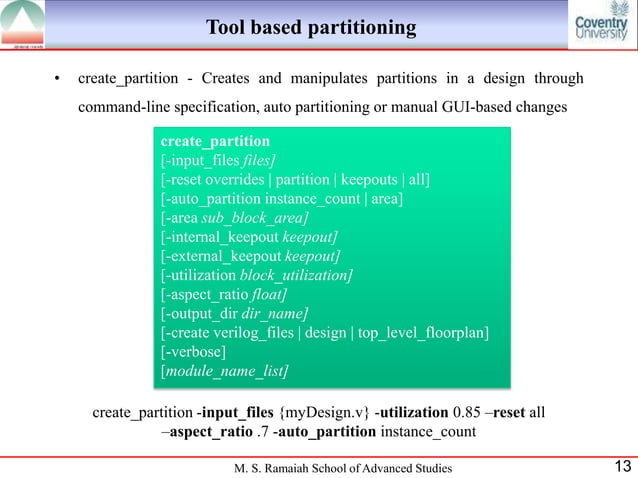 System Partitioning In Vlsi And Its Considerations Pptx Computing Technology And Computing