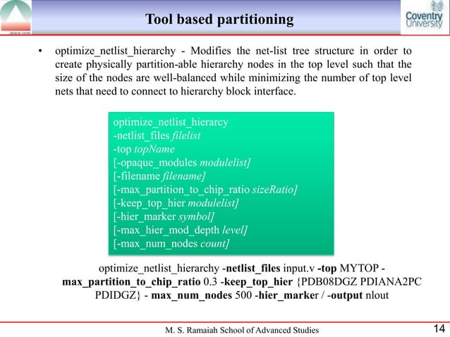 System Partitioning In Vlsi And Its Considerations Pptx Computing Technology And Computing