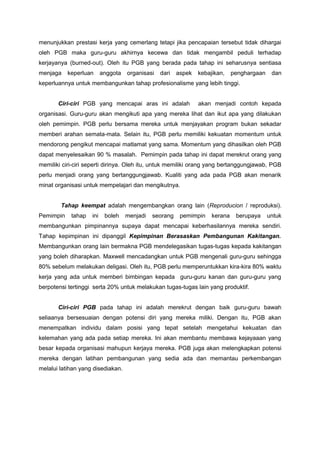 5 tahap kepimpinan john maxwell sadilah | DOC