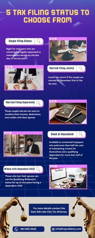 5 Tax filing Status to Choose from .pdf | Free Download