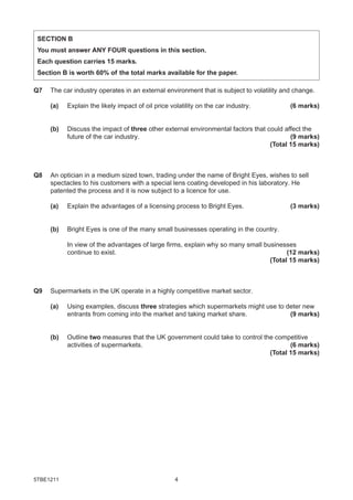 Level 5 Business Environment | PDF