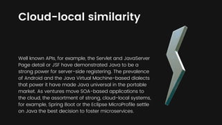 5 tech developments that will shape java's future in 2022 | PPT