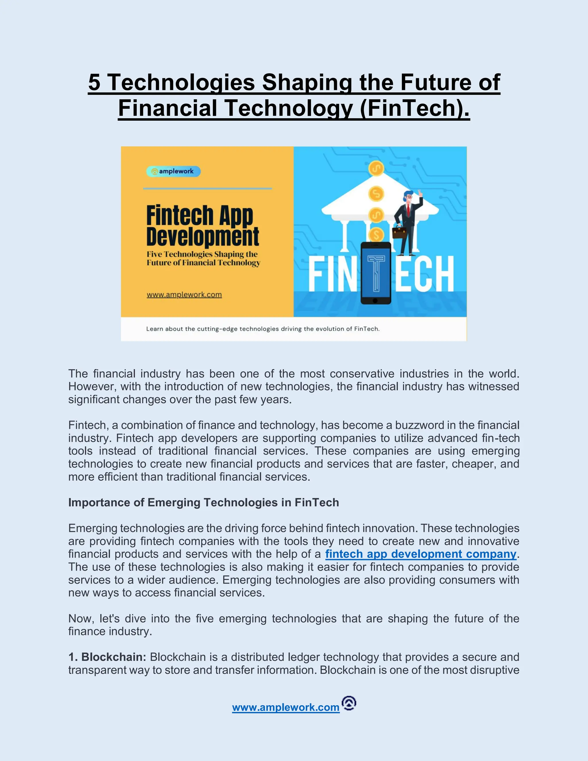 5 Technologies Shaping the Future of Financial Technology.pdf