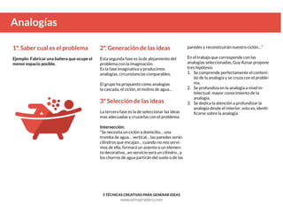 5 Técnicas creativas para generar ideas - elinspiradero.com