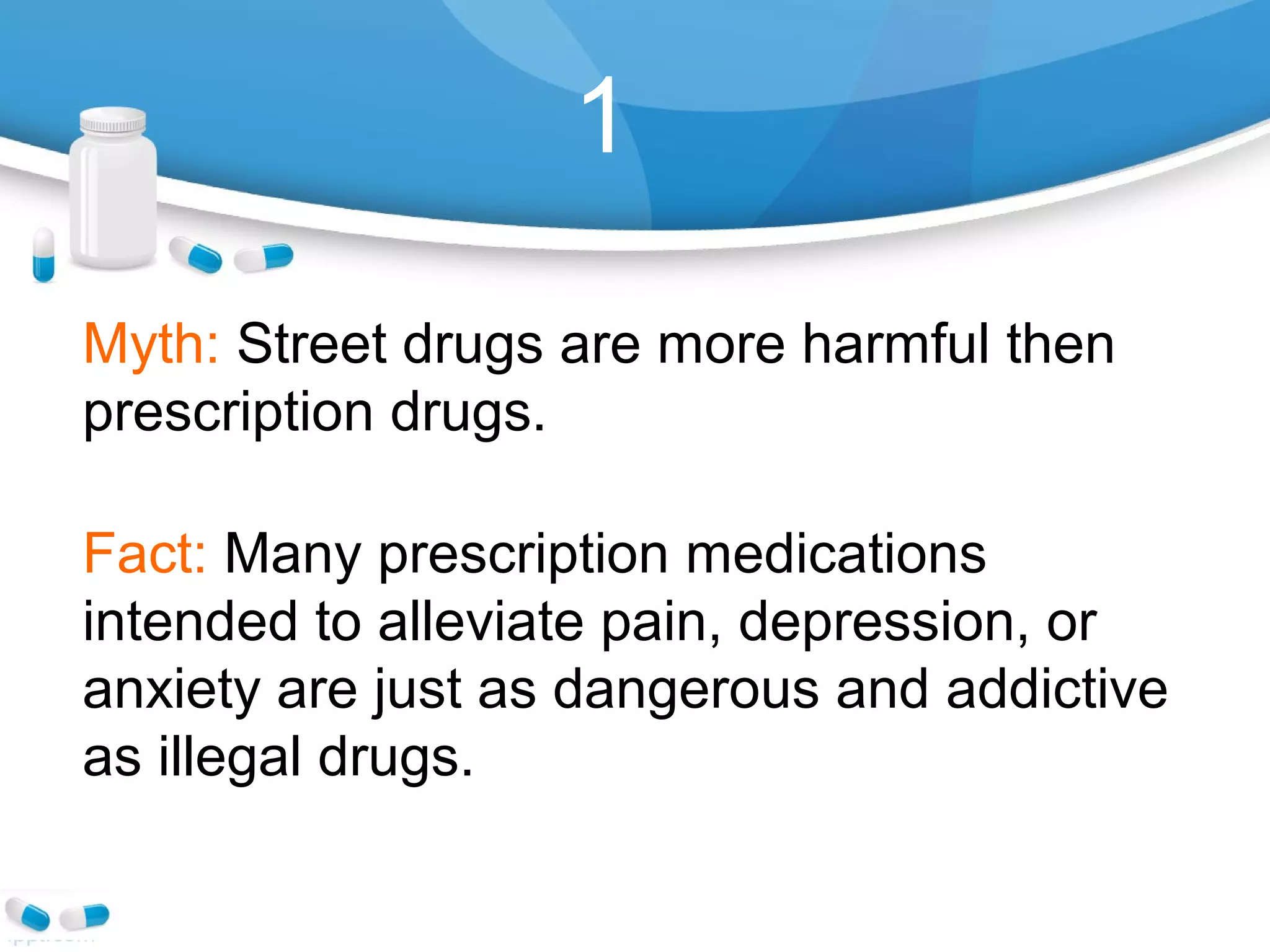 5 teenage drug abuse myths & facts | PPT