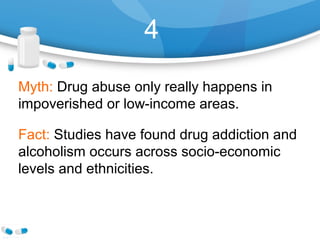 5 teenage drug abuse myths & facts | PPT