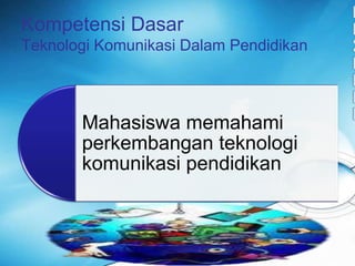 5 teknologi komunikasi dalam pendidikan | PPTX