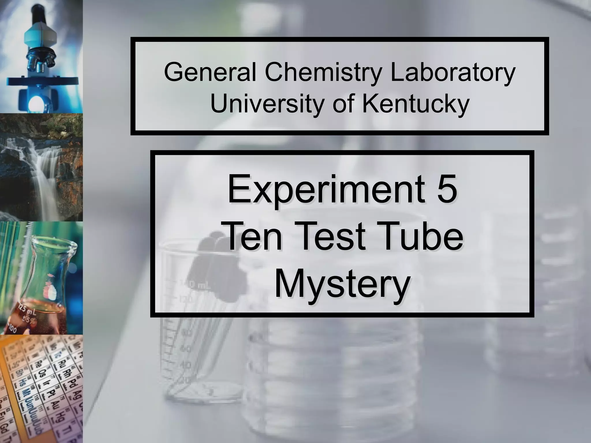 5-Ten Test Tube Mystery | PPT