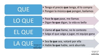 Subjuntivo Digan lo que digan Teoría | PDF