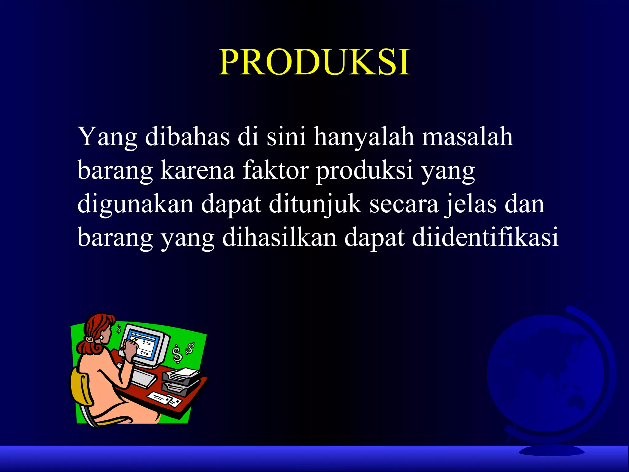 5 teori perilaku produsen | PPT