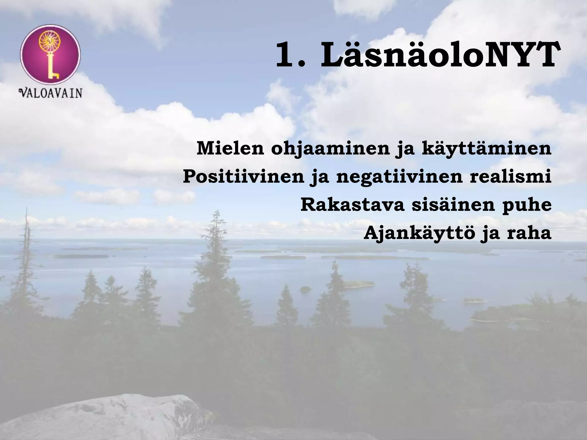 5 terveen onnen avainta- metodin esittely | PPTX