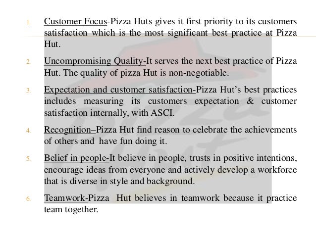 QCL-14-v3 BEST PRACTICES OF PIZZA HUT BANASTHALI VIDYAPITH RIYA JAIN