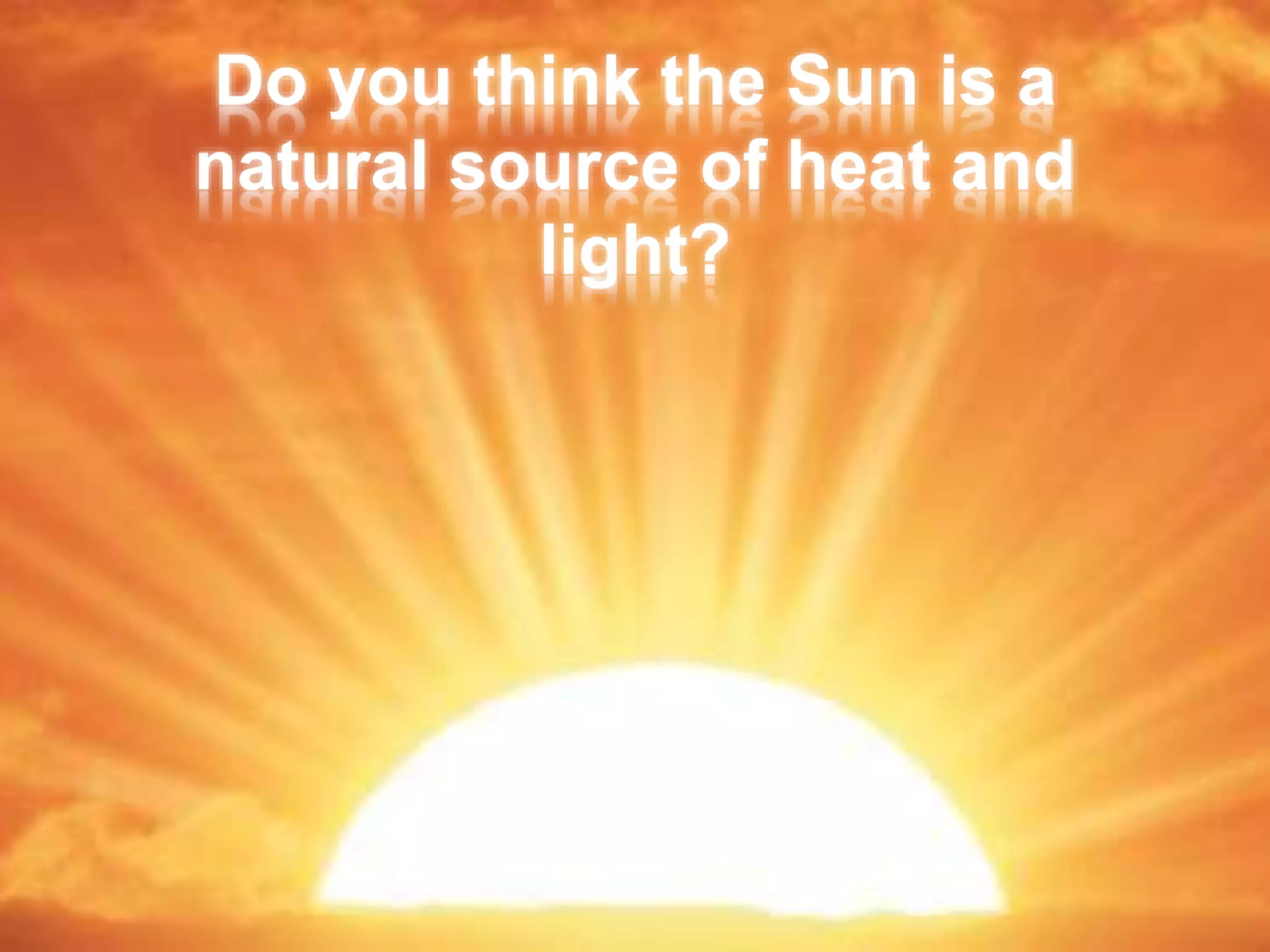 5th - Block 5 - the sun a source of heat and light | PPTX