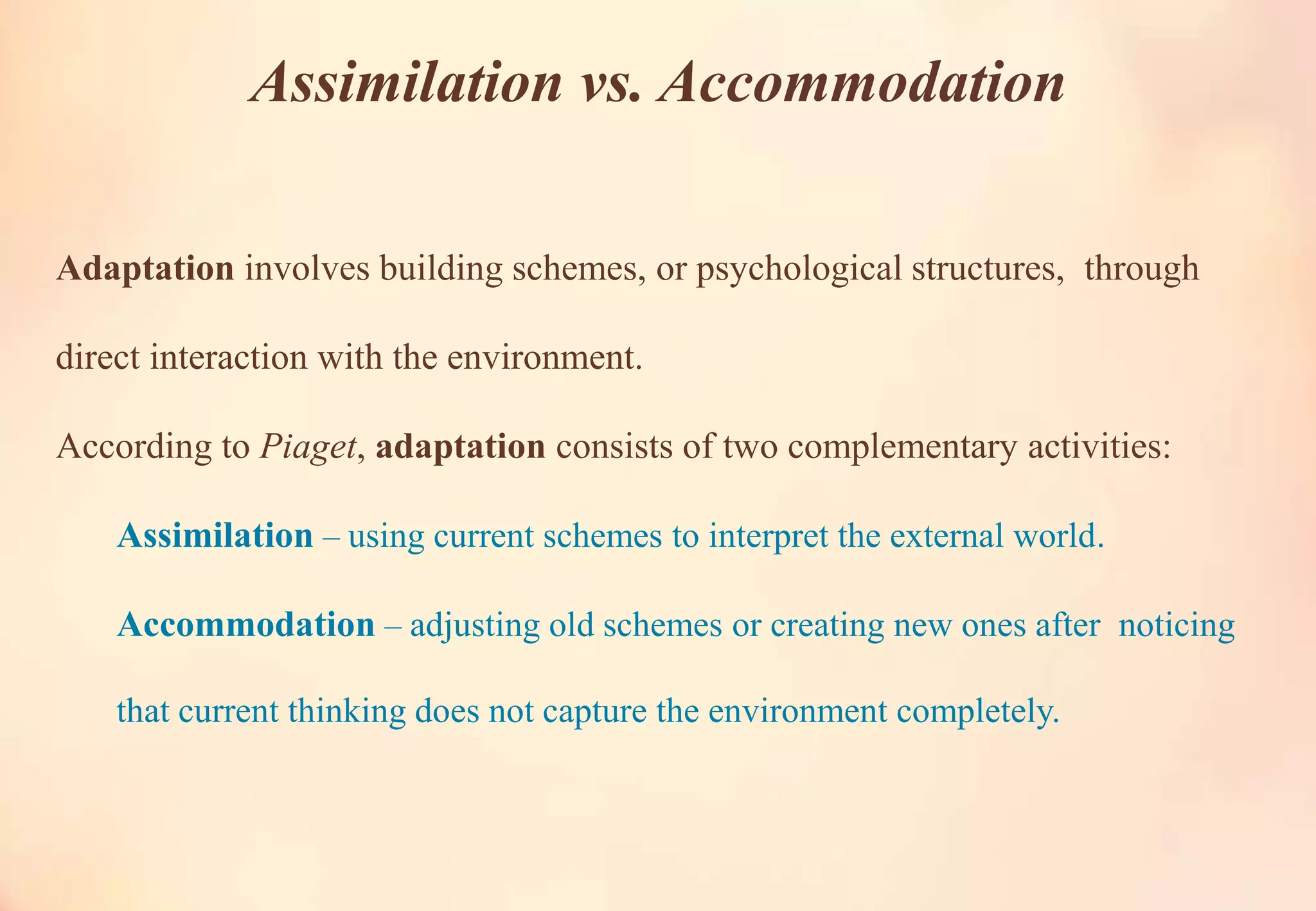 Assimilation vs accommodation-final | PPSX