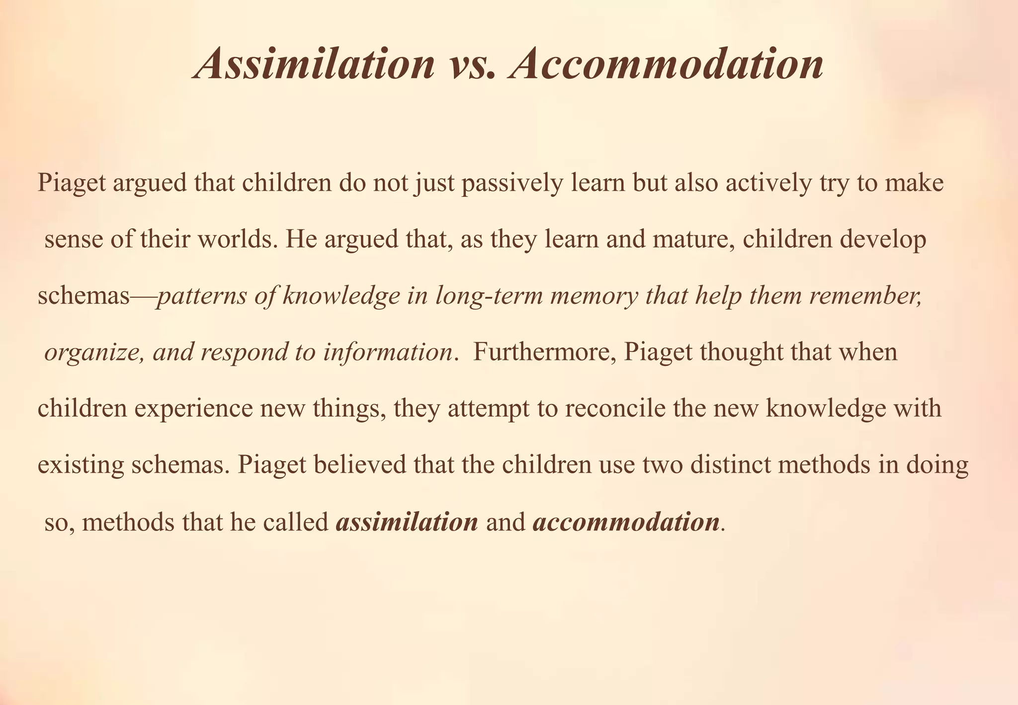 Assimilation vs accommodation-final | PPSX