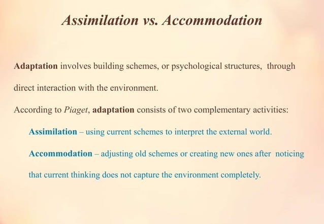 Assimilation vs accommodation-final | PPSX | Science