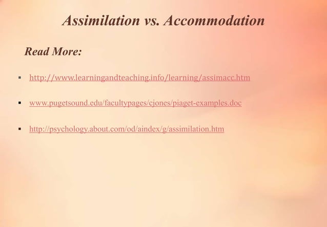 Assimilation vs accommodation-final | PPSX | Science