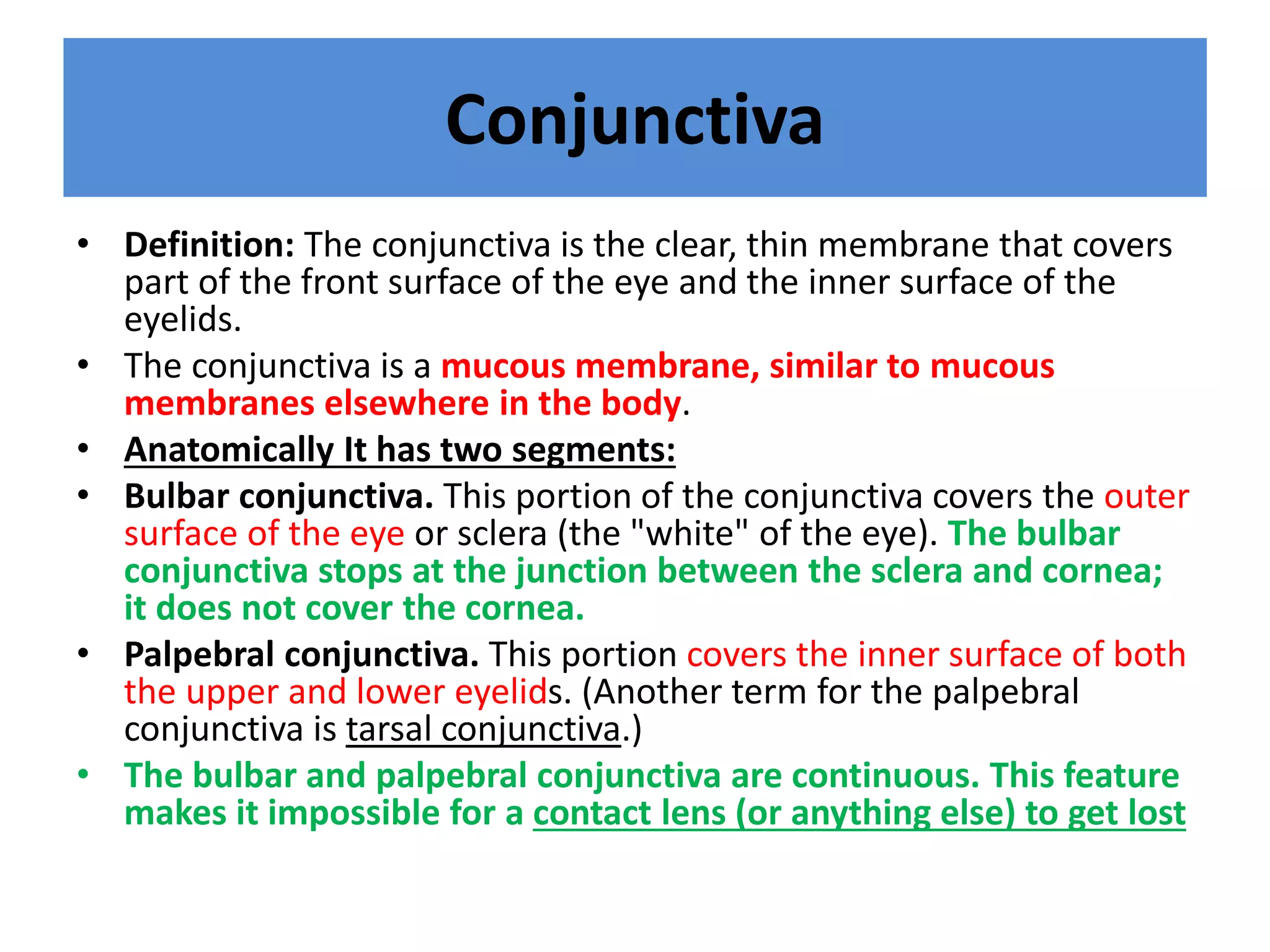 Diseases of conjunctiva | PPTX