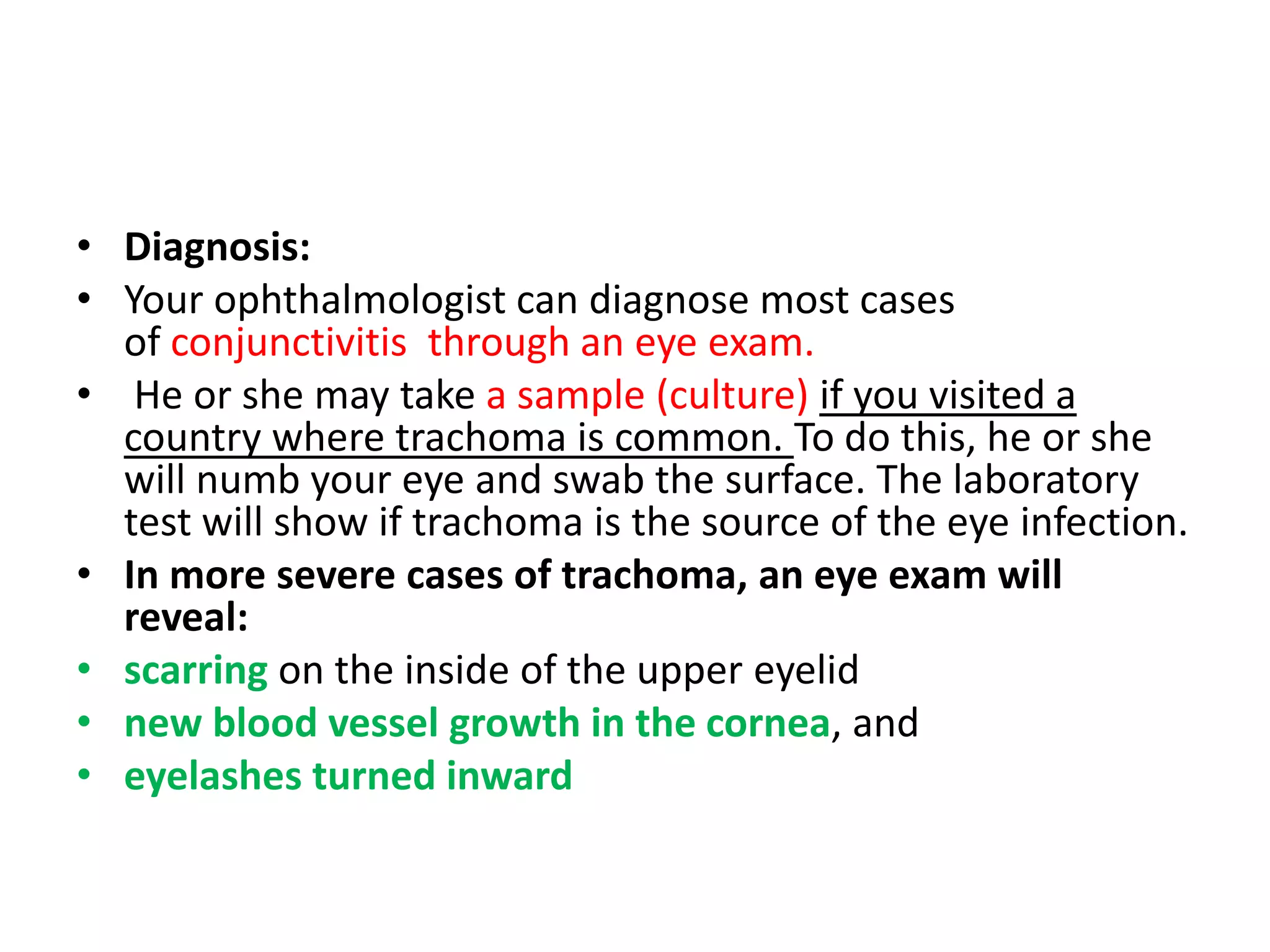 Diseases of conjunctiva | PPTX
