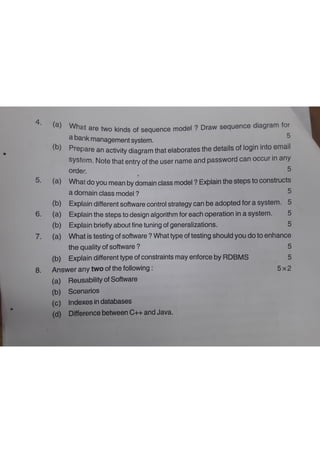 BPUT MCA 5th Sem 2013 | PDF