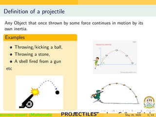 Projectiles | PDF